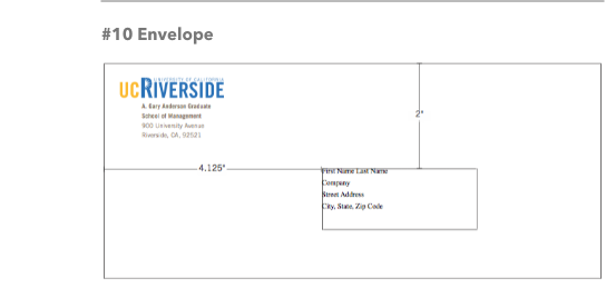 UC Riverside Stationery | Brand Identity